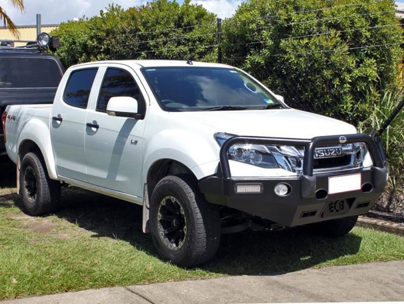 ECB Black Steel Winch Bullbar - D-max (06/12 - 02/17)